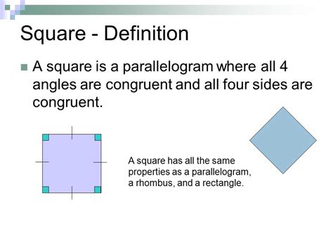 Square Geometry Definition