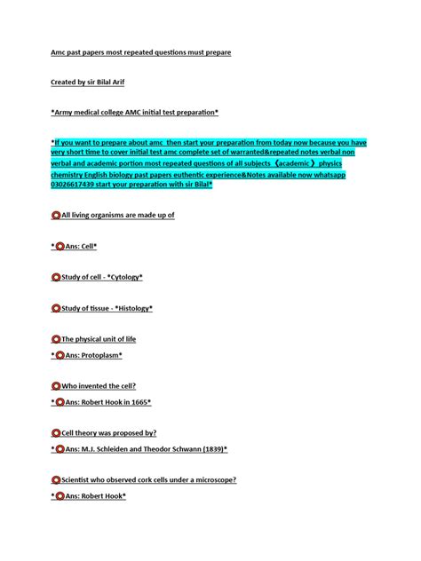 Amc Past Papers Repeated Questions Pdf Amc Past Papers Repeated Questions Pdf