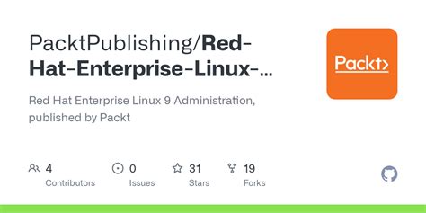 Github Packtpublishing Red Hat Enterprise Linux Rhel 9 Administration Red Hat Enterprise