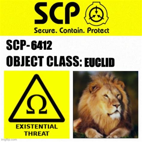 SCP Blank Template Label Memes Imgflip