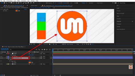 Ukramedia Logo Shape Layer In After Effects Ukramedia