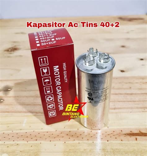 Tins Kapasitor Ac Uf Uf Capasitor Ac Double Uf Kapasitor Ganda Ac Mikro
