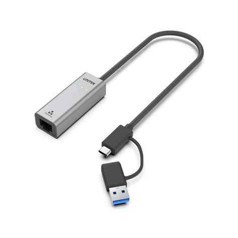 Unitek USB C A To Gigabit Ethernet Adapter FutureSpace