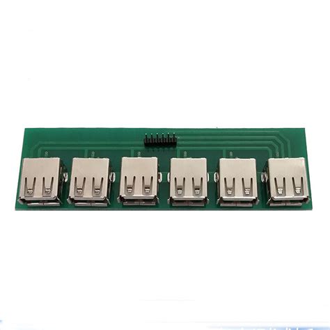 Usb 2 0 Dip 어댑터 6 핀 커넥터 6 Usb 암 커넥터 B 타입 Pcb 컨버터 브레드보드 Usb 스위치 보드 Smt 마더 1 개 수동 부품