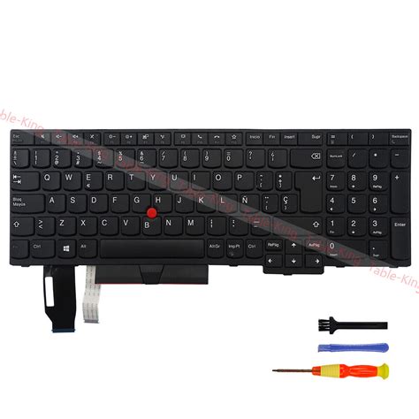 Used Non Backlit Laptop Keyboard For Lenovo Thinkpad T15 P15S Gen1 Gen2 Spain Layout UBB Threads