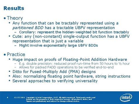 Universal Boolean Functional Vectors Jesse Bingham Fmcad 2015