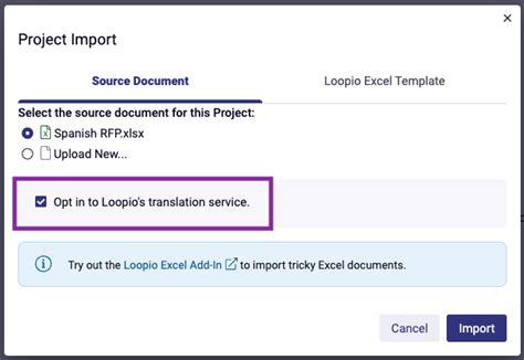 Importing From A Non English Source Document To A Loopio Project