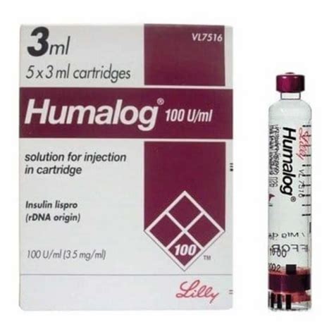 Humalog 100iu Ml Solution For Injection Packaging Type Box At ₹ 900