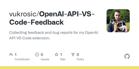 github vukrosic openai api vs code feedback collecting feedback and