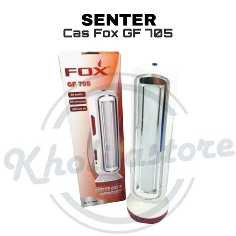 Jual Senter Cas Emergency Fox Gf 705 Shopee Indonesia
