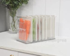 Stack Store Fridge Container Space Saving Food Storage Box