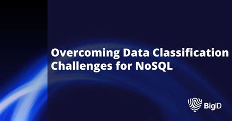 Overcoming Data Classification Challenges For Nosql Bigid