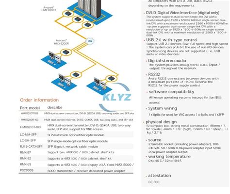 Vertiv Avocent Hmx6000 Series Ip Matrix Kvm System Kvm Switch