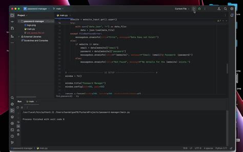 Yong Choi On Linkedin Python Tkinter Json Passwordmanager