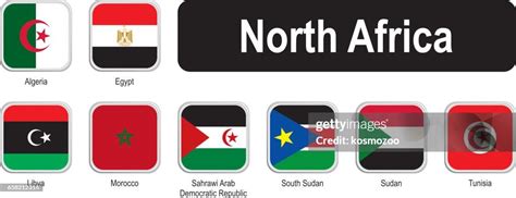 Square Flags Of North Africa High Res Vector Graphic Getty Images