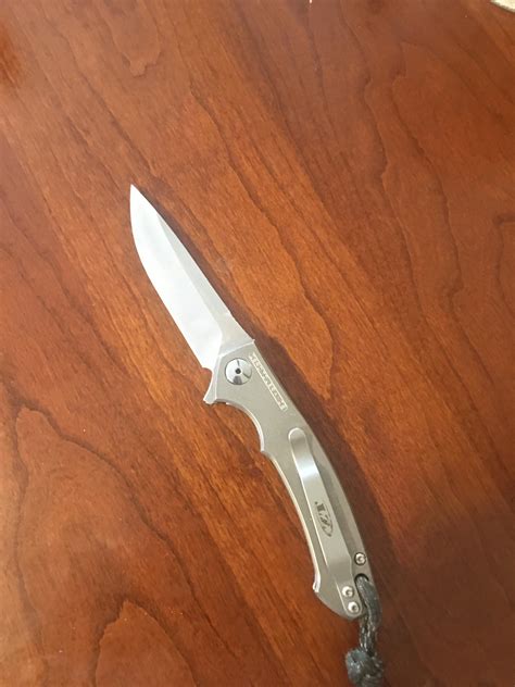 Zero Tolerance Knife I Received This Knife As A T Does Anyone Know