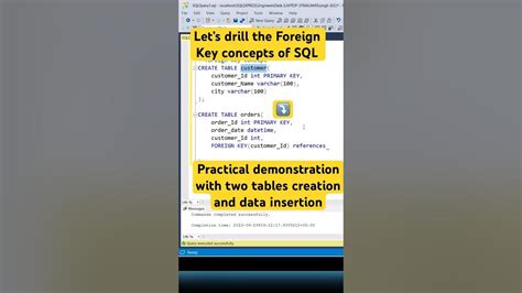 What Is Foreign Key In Sql And How Does It Work With Tables Coding Shorts Sql Sqlqueries