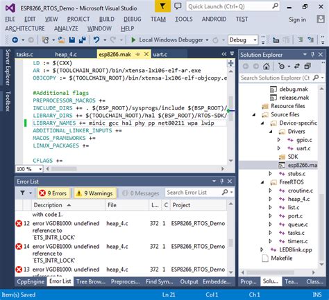 Using The ESP RTOS SDK To Create Multi Threaded Firmware VisualGDB Tutorials