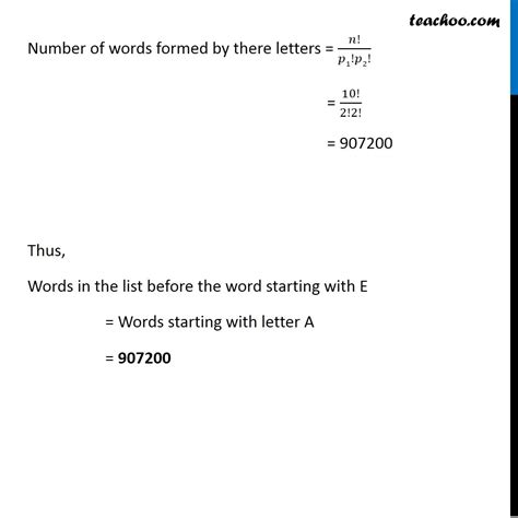 Misc If Permutations Of All Letters Of EXAMINATION Permutation