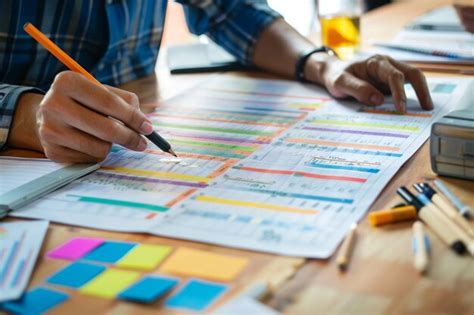 Evaluating Project Timelines Ar Generative Ai Premium Ai Generated Image