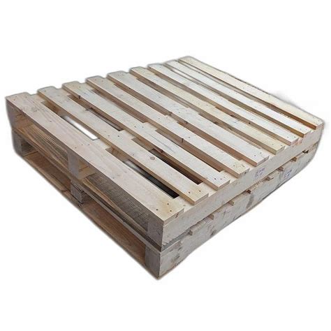 Industrial Packaging Rubber Wood Pallet At ₹ 800 Piece Wooden Storage