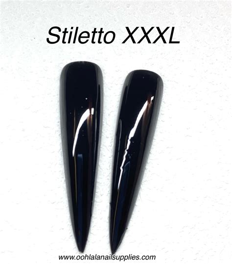 Stiletto Xxxlong Soft Gel Tips Ooh La La Nails Supply
