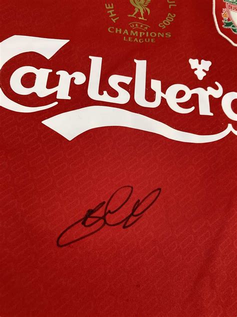 Lot 106 Football Memorabilia Steven Gerrard Signed