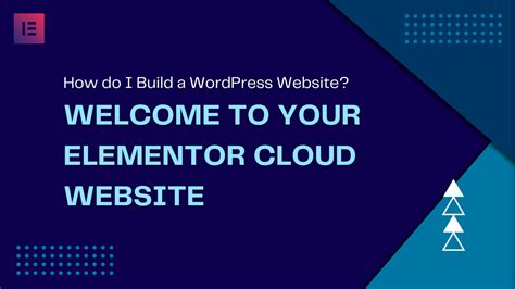 how do i build a wordpress website elementor
