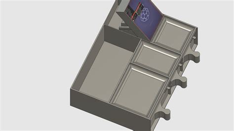 Desk Organizer W Raspberry Pi 3 Compartement By Bulletdrop Download