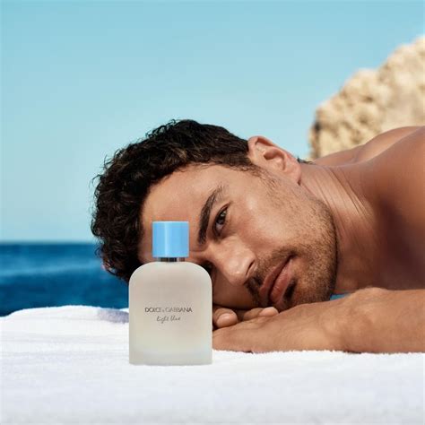 Theo James Fronts Dolce And Gabbana Light Blue Ad In Capri