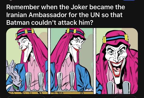 Why is Jonkler the Iranian Ambassador of the UN? Is he stupid? : r ...