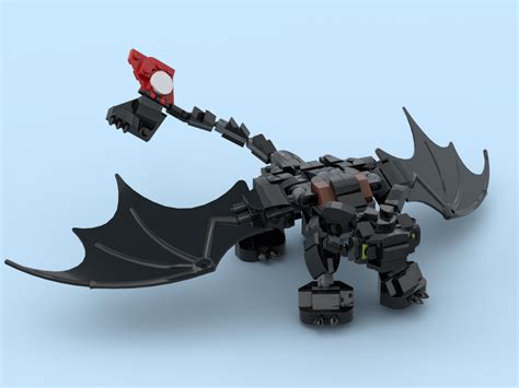 Lego Moc Toothless By Utomaki Rebrickable Build With Lego