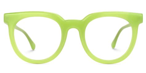 Round Shabien Green Glasses Deals Zeelool Glasses