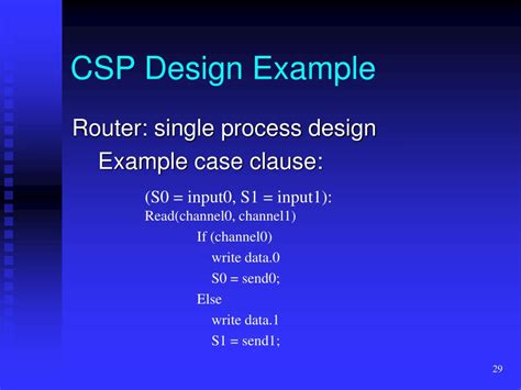 Ppt Concurrent Systems Csp And Fdr Powerpoint Presentation Free