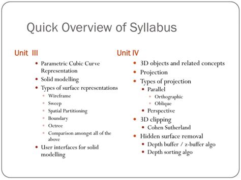 Computer Graphics Ppt Free Download