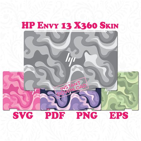HP Envy Laptop Skins In HP Envy X Cover Keyboard Stickers Instant Digital Download Etsy