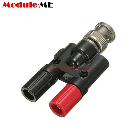 Bnc Male To Mm Twin Dual Binding Posts Banana Plug Jack Female Coaxial Adapter Connector Bnc