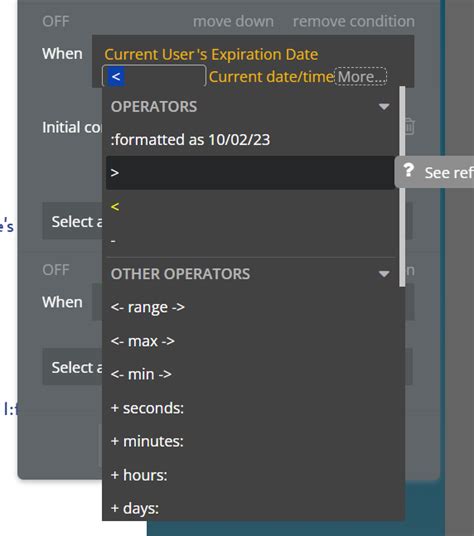 missing comparison operators need help bubble forum