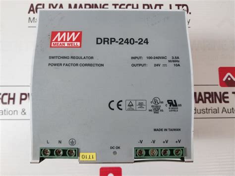 Mean Well Drp-240-24 Switching Power Supply - Aeliya Marine