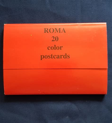 빈티지 이탈리아 로마 여행기념 엽서 20장 상품 상세 크로켓