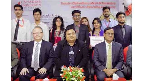 “sarafat Chowdhury Merit Scholarship” Awarding Ceremony At Canadian