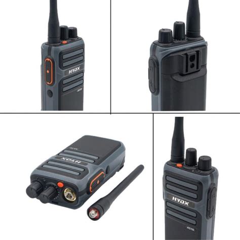 Hydx A518 Wireless Fm Walkie Talkie Vhf Uhf Radio Type C Charging