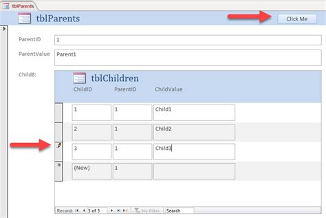 Clicking On Button In Form From Subform Access World Forums