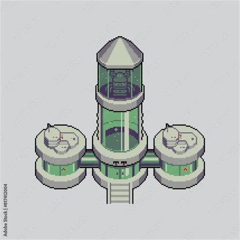 Pixel Art Illustration Lab Pixelated Laboratorium Lab Laboratorium Building Pixelated For The