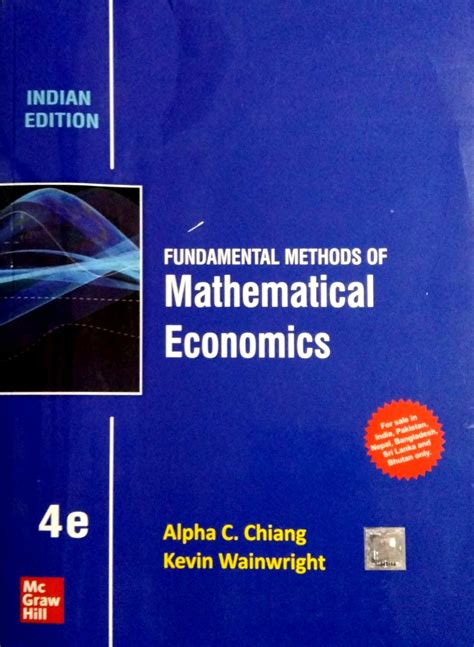 Fundamental Methods Of Mathematical Economics Heritage Publishers And Distributors Pvt Ltd