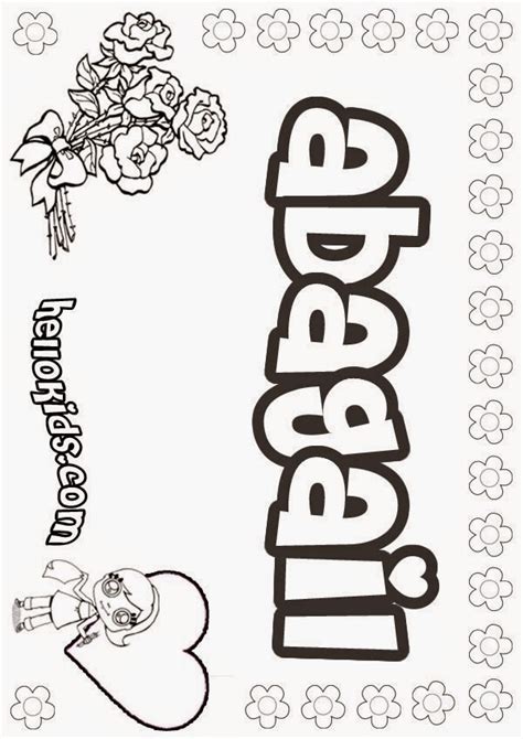 Abelia Coloring Flower Coloring Page