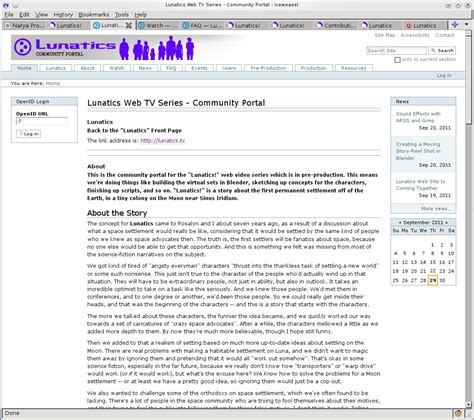 Creating A Project Website For Lunatics With Apache Zope Plone