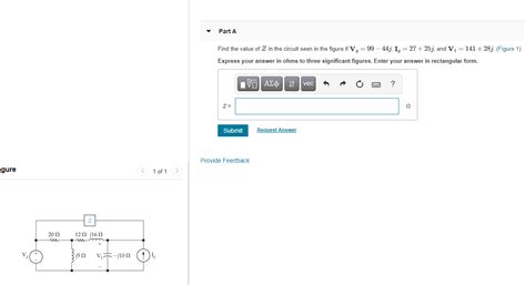 Solved Part A Find The Value Of Z In The Circuit Seen In The Chegg
