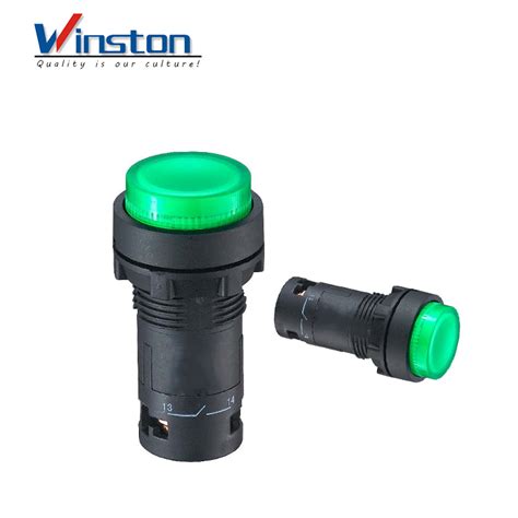 Self Locking Led Push Button Switch Convex Head Button Red Green Yellow 22mm Buy Product On