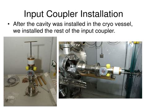 ppt cc2 input coupler introduction installation and processing
